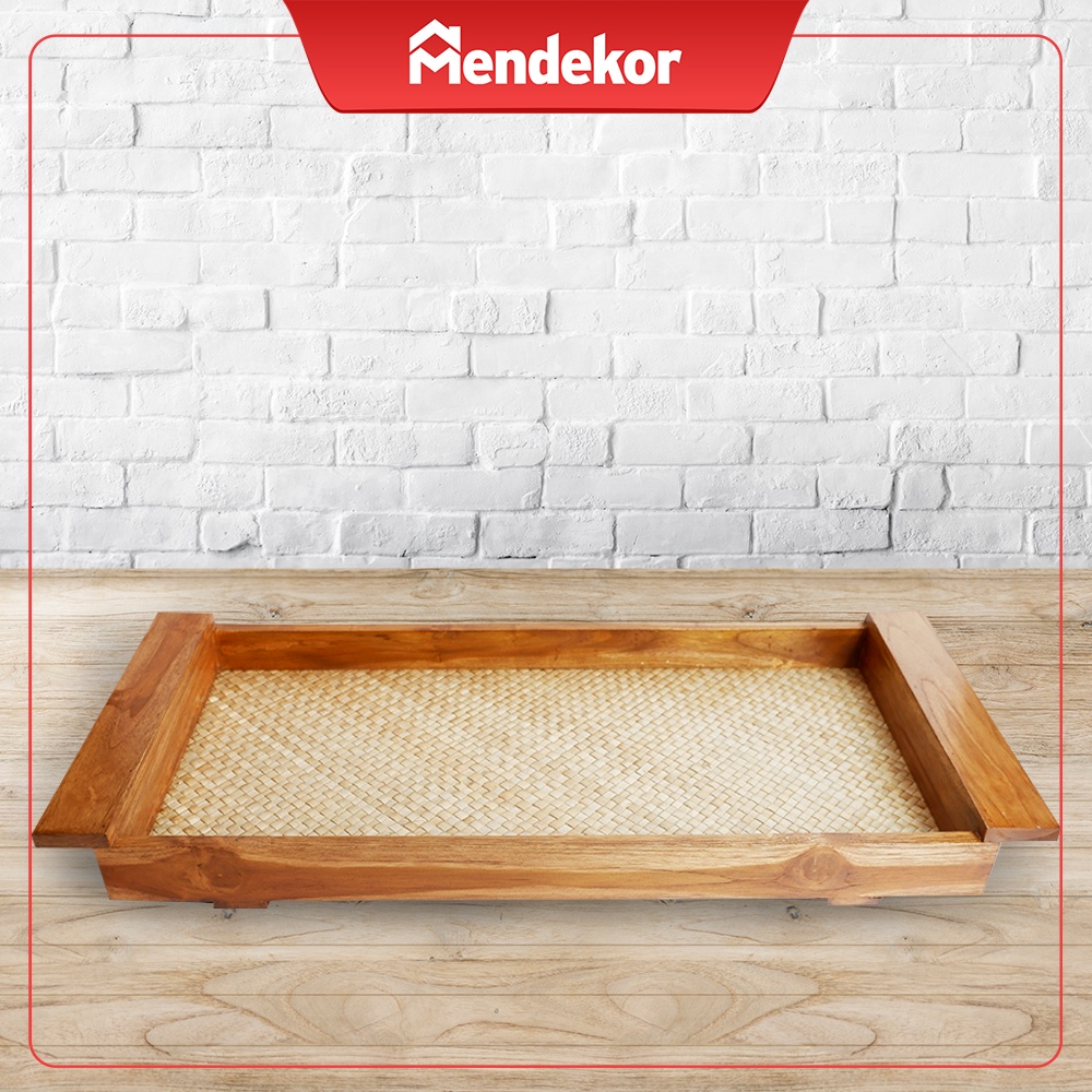 Jual MENDEKOR Yamklo| Nampan Tray Kayu Sarapan Breakfast Alat Saji ...