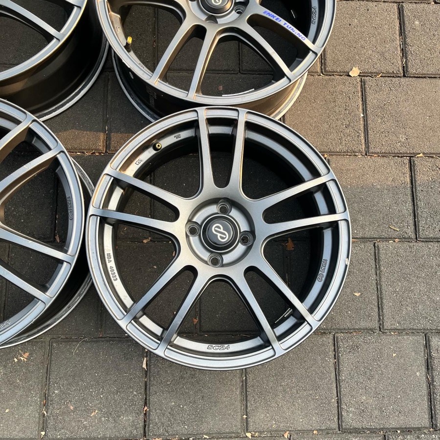 Jual Velg Original Enkei SC24 Ring 17 4x100 great condition for Raize Yaris Jazz | Shopee Indonesia