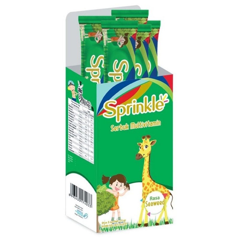 Jual Sprinkle Seaweed Serbuk Multivitamin Anak (1 Sachet) | Shopee ...