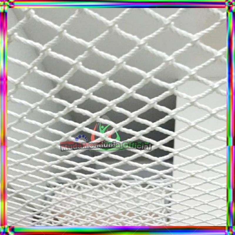 Jual Jaring Outbound Nilon 10mm Safety Net Proyek Hammock Loft Net ...