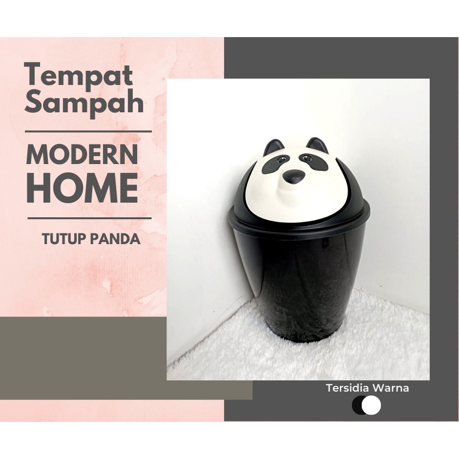 Jual Tempat Sampah Karakter/ Tempat Sampah Panda/ Tempat Sampah Lucu 10 ...