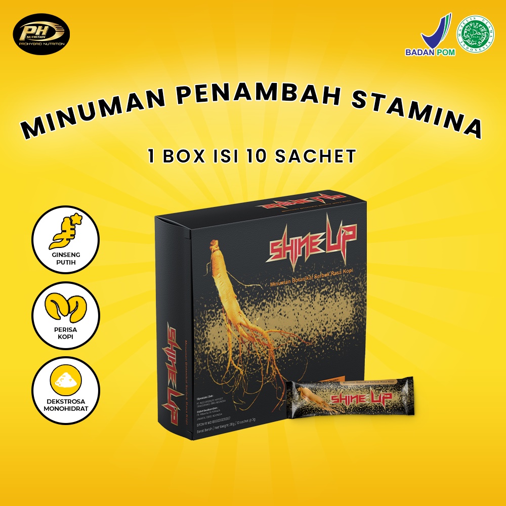 Jual Shine Up Minuman Energy Terbuat Dari Gingseng Putih Korea ...