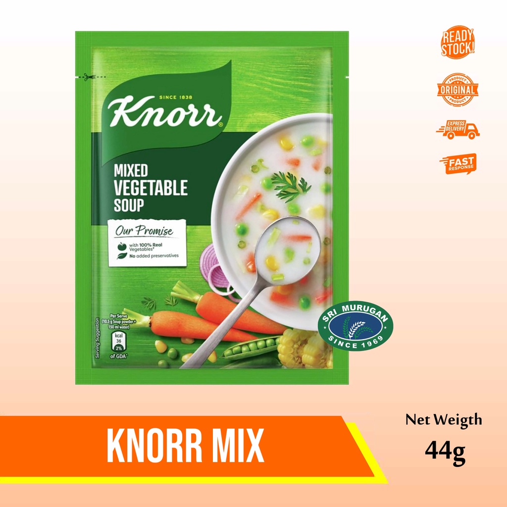 Jual KNORR MIXED VEGETABLE SOUP 45g | Shopee Indonesia
