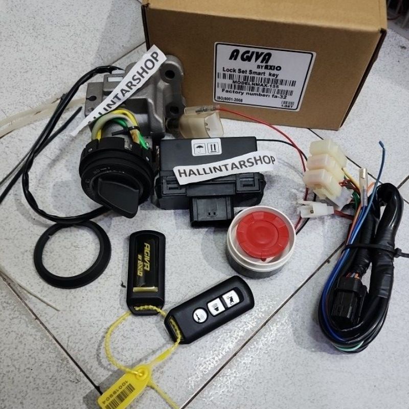 Jual ALARM KEYLESS SMART KEY NMAX OLD by AGIVA 100% ORIGINAL | Shopee ...