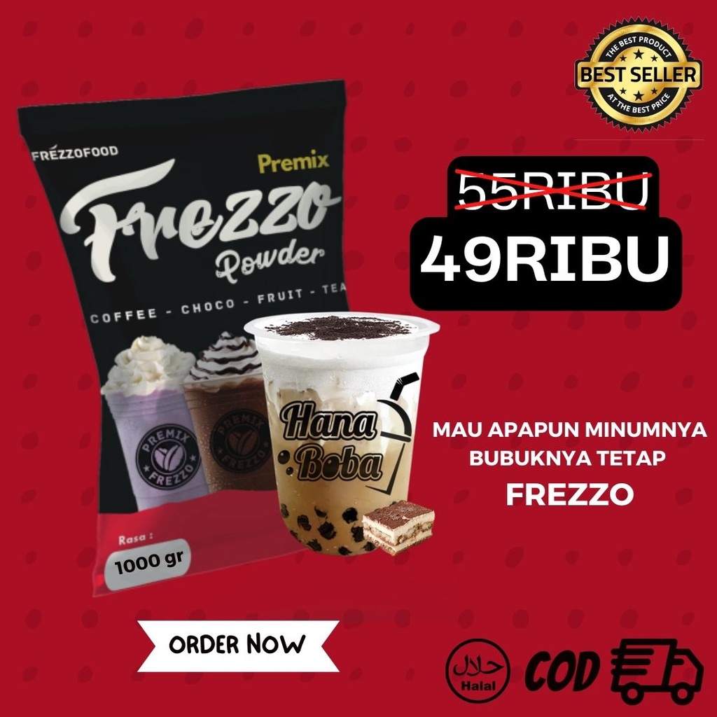 Jual BUBUK MINUMAN BOBA TERMURAH MERK FREZZO VARIAN RASA KEMASAN POLOS ...