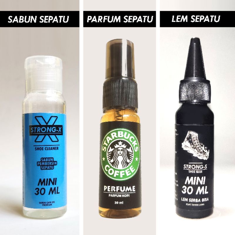 Jual Paket STRONG 1 - Parfum Sabun Lem Sepatu Shoe | Shopee Indonesia