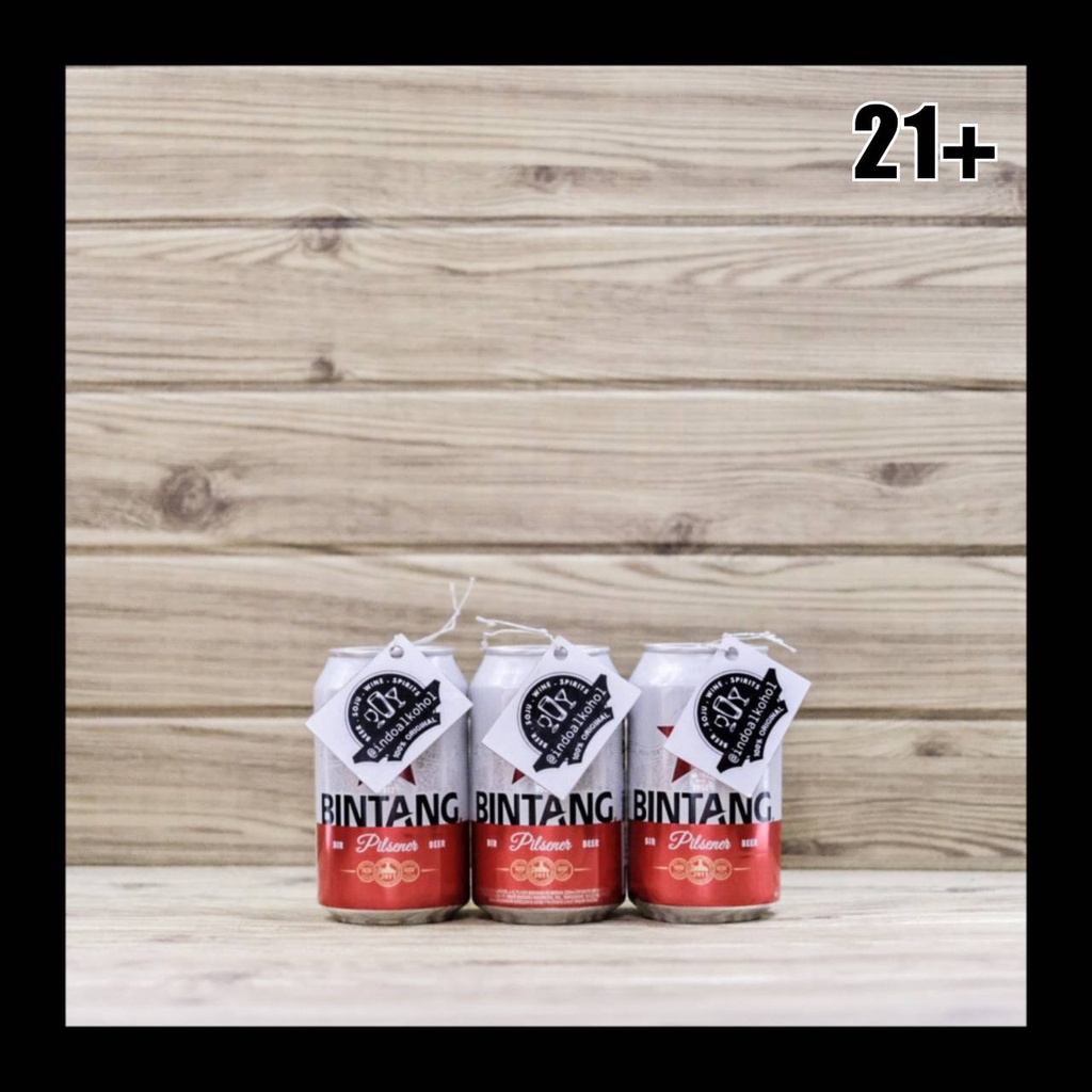 Jual Paket 3 Beer Bintang Can Pilsener 320ml - Bir Kaleng - INDOALKOHOL ...