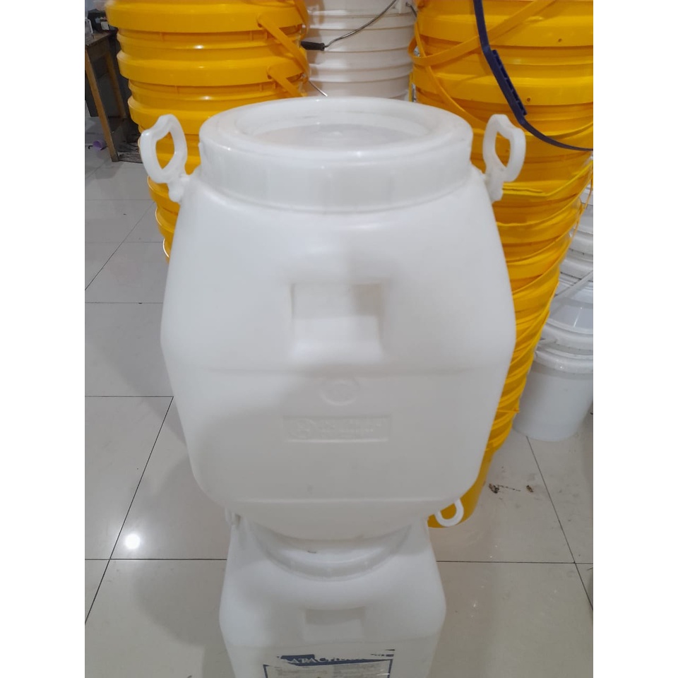 Jual Tong Air 50L / Drum Plastik Air / Drum Sampah 50L / Tong Sampah ...