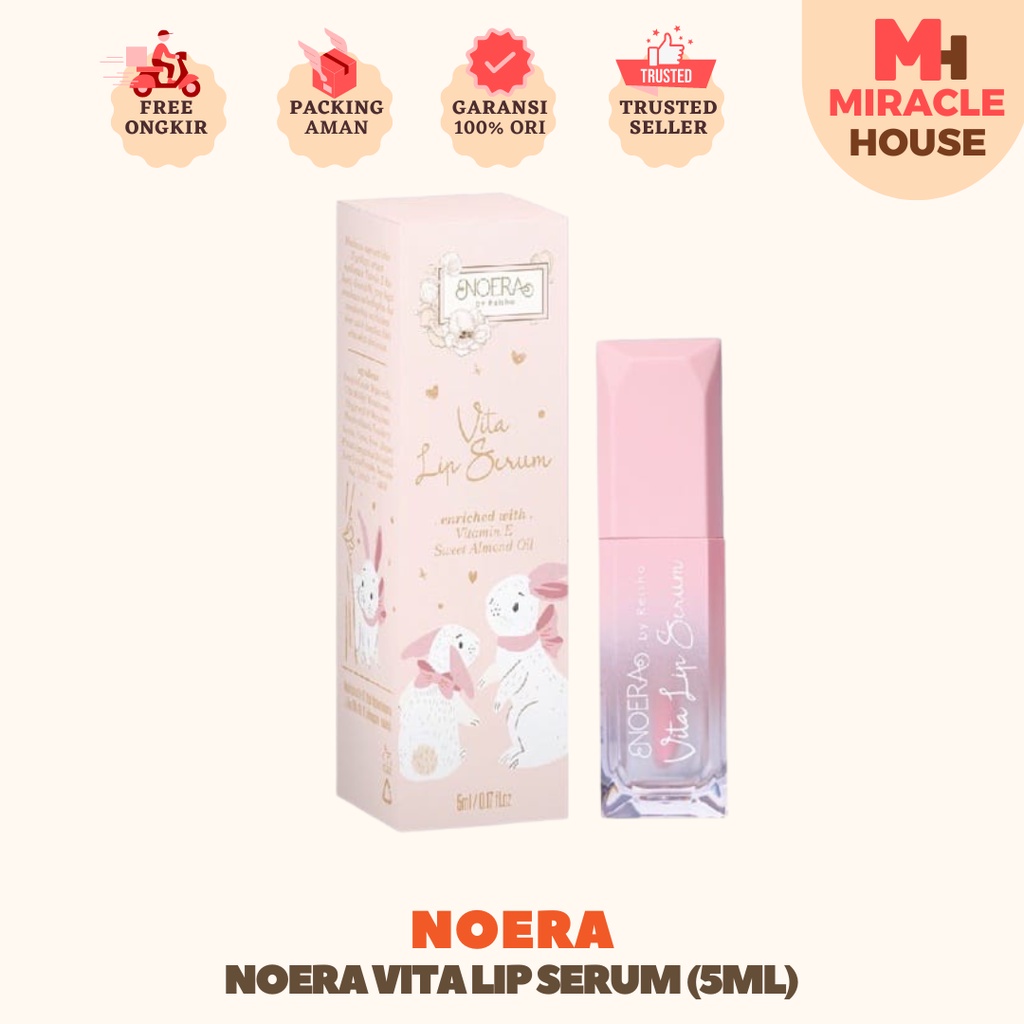 Jual Noera Vita Lip Serum, Serum Bibir Pemerah dan Pencerah Bibir Pink ...