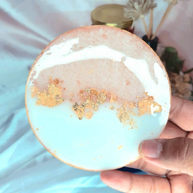 Jual Custom Coaster Resin Aesthetics Tatakan Gelas Resin Epoxy | Shopee ...