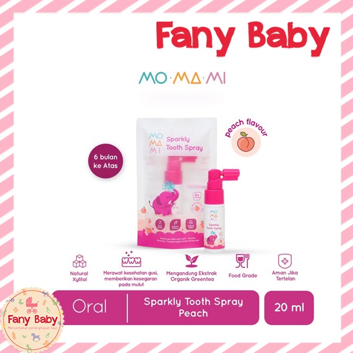 Jual MOMAMI SPARKLY TOOTH SPRAY 20ML | Shopee Indonesia