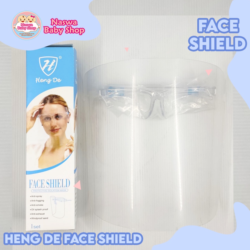 Jual Heng De Face Shield Kacamata Pelindung Wajah Dewasa | Shopee Indonesia