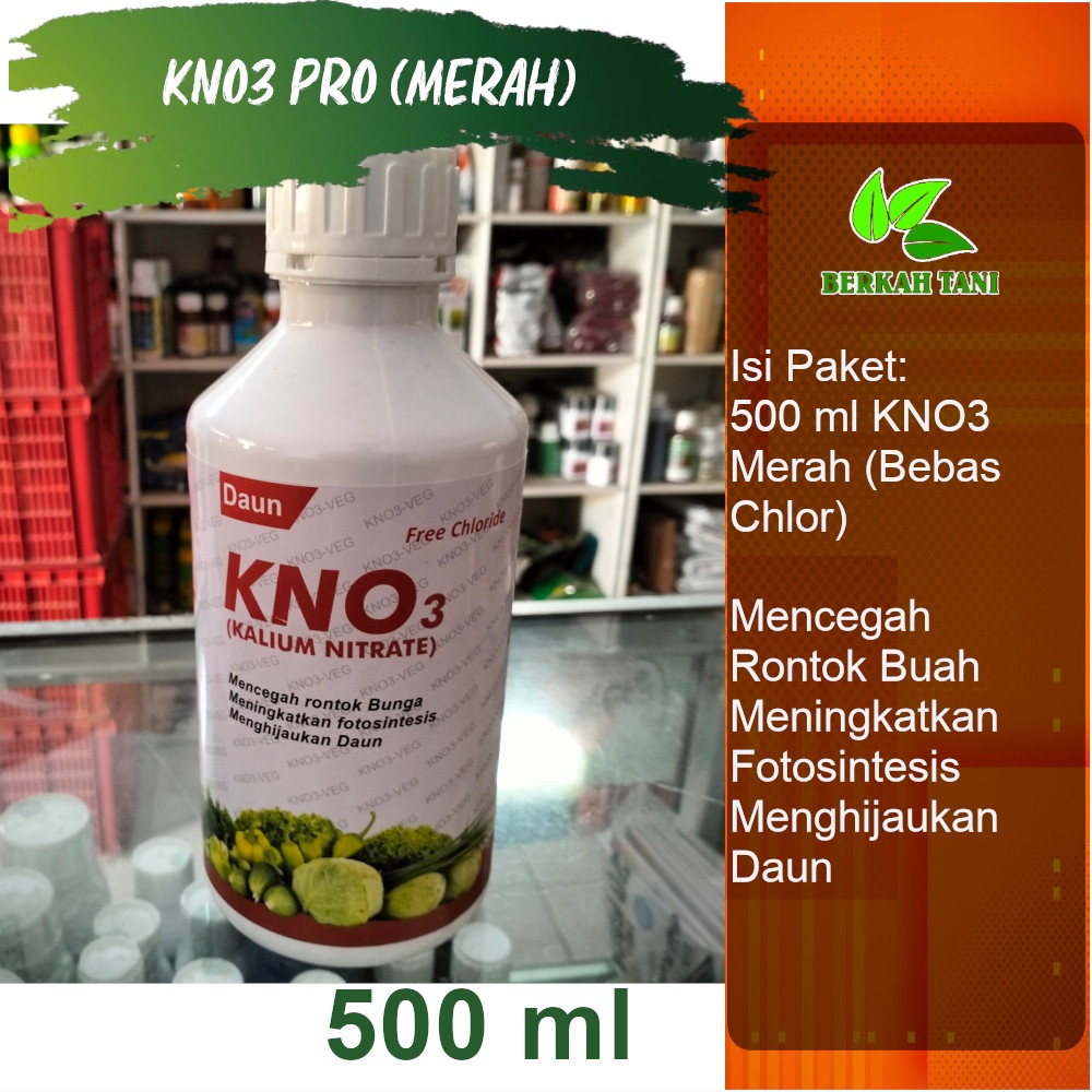 Jual KNO3 Merah 500 ml Pupuk KNO3 Vegetatif Bebas Chlor | Shopee Indonesia