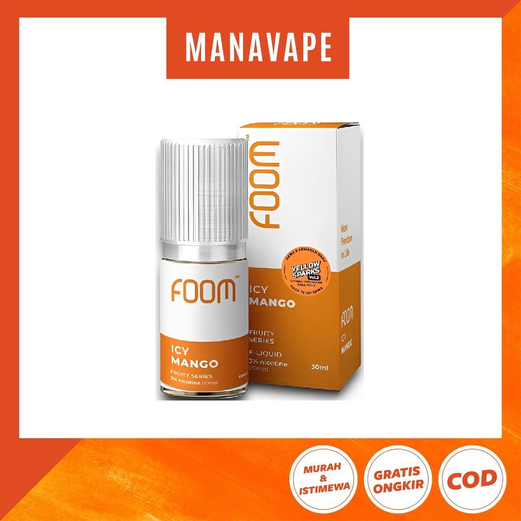 Jual FOOM ICY MANGO SALT NIC 30ML / 30MG | Shopee Indonesia