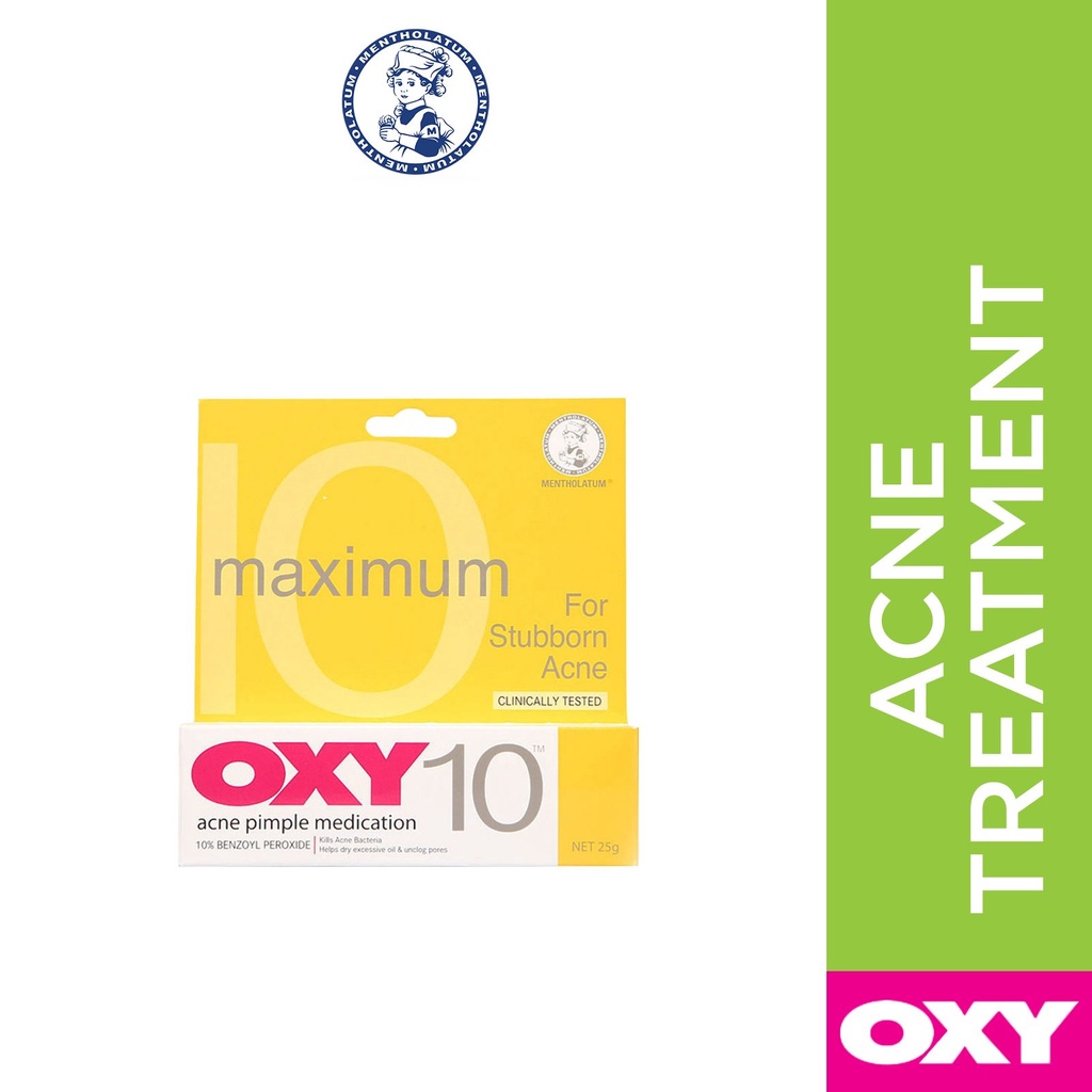 Jual OXY 10 Acne Pimple Medication (25gr) | Shopee Indonesia
