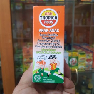 Jual OBH TROPICA PLUS anak rasa jeruk 60 ml | Shopee Indonesia