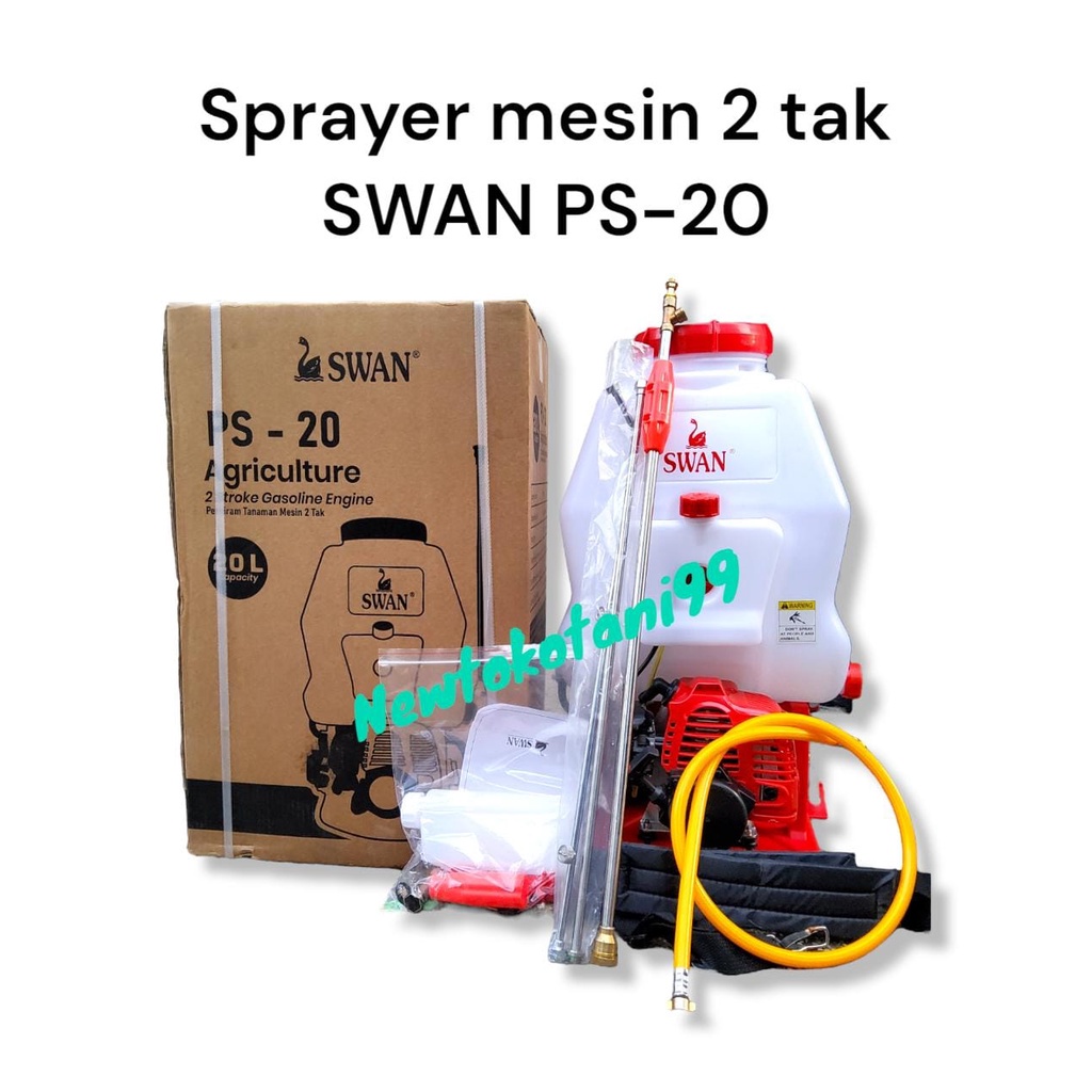 Jual Sprayer mesin SWAN PS20 tangki mesin bensin 2 tak Power sprayer ...