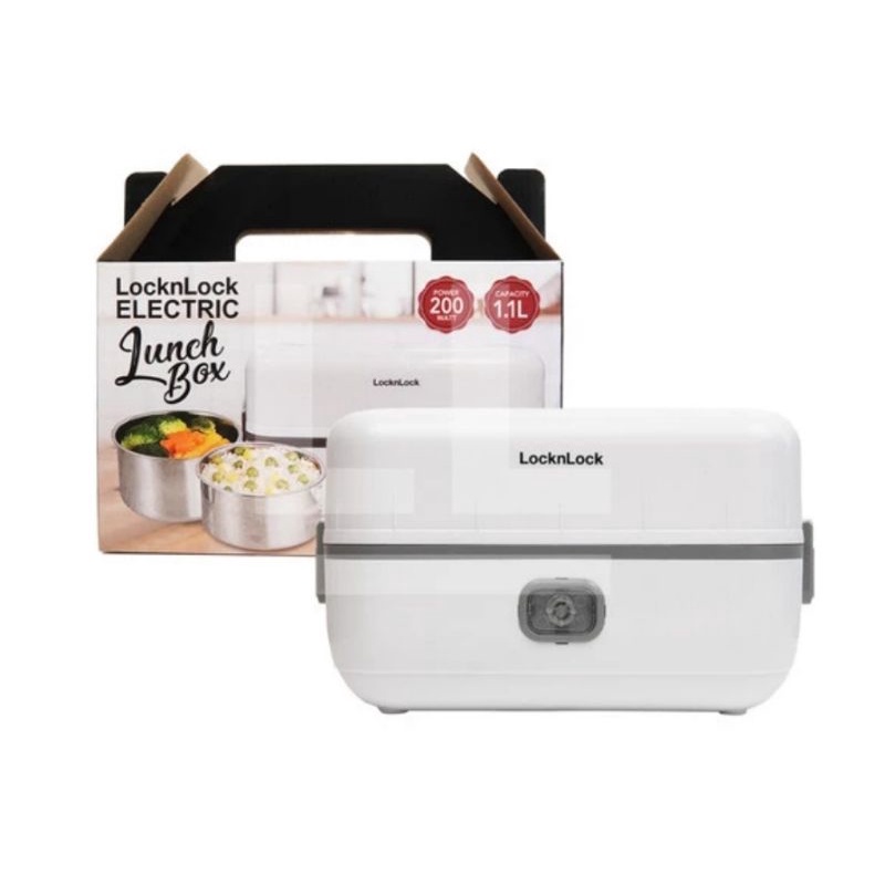 Jual Lock N Lock Electric Lunch Box EJR286WHT / Lock & Lock Pemanas ...