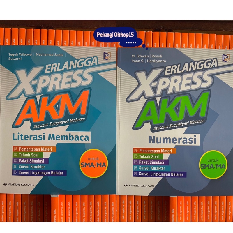 Jual BUKU X-PRESS AKM ASESMEN KOMPETENSI MINIMUM SMA/MA LITERASI MEMBACA DAN NUMERASI ERLANGGA ...