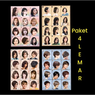 Jual POSTER SALON POSTER MODEL POTONG RAMBUT WANITA POSTER POTONG ...