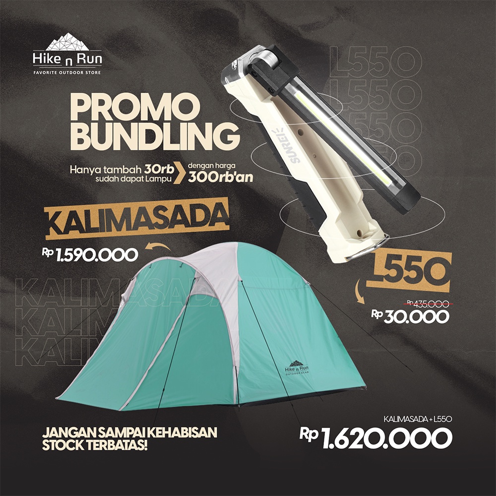 Jual Hike n Run Kalimasada Tenda Camping 4 Orang - HNR21T004 | Shopee ...
