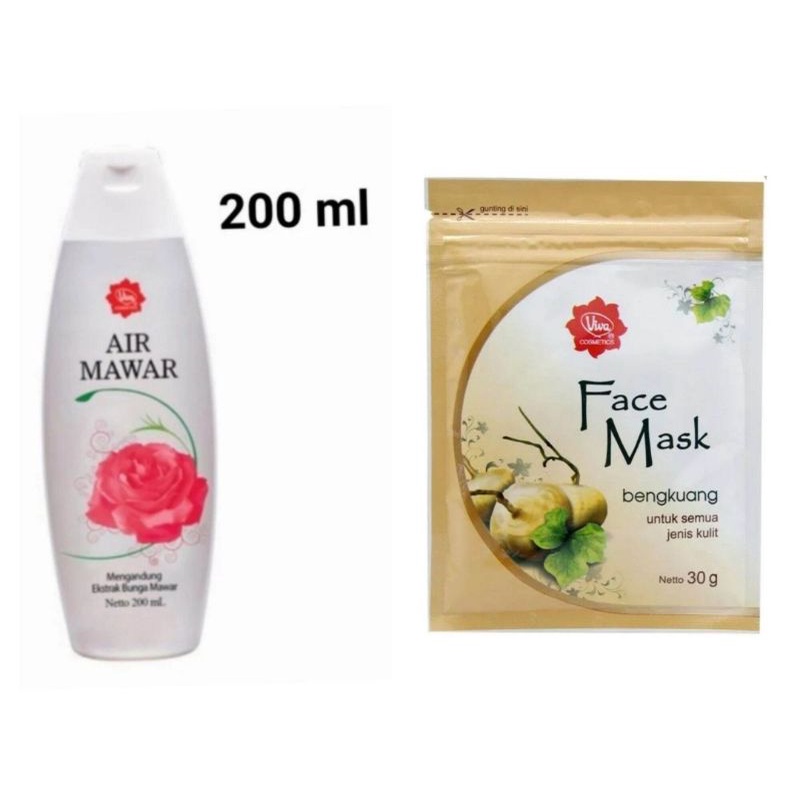 Jual PAKET MASKER WAJAH VIVA FACE MASK BENGKUANG MASKER WAJAH BENGKOANG ...