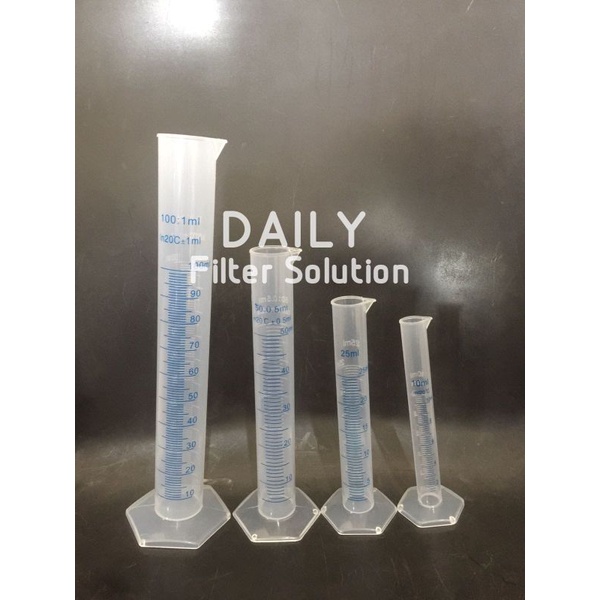 Jual Gelas Ukur Plastik Laboratorium 10ml / 25ml / 50ml / 100ml ...