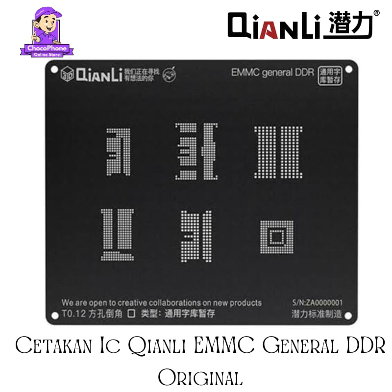 Jual Plat EMMC 3D Qianli CPU Cetakan IC BGA ORIGINAL | Shopee Indonesia