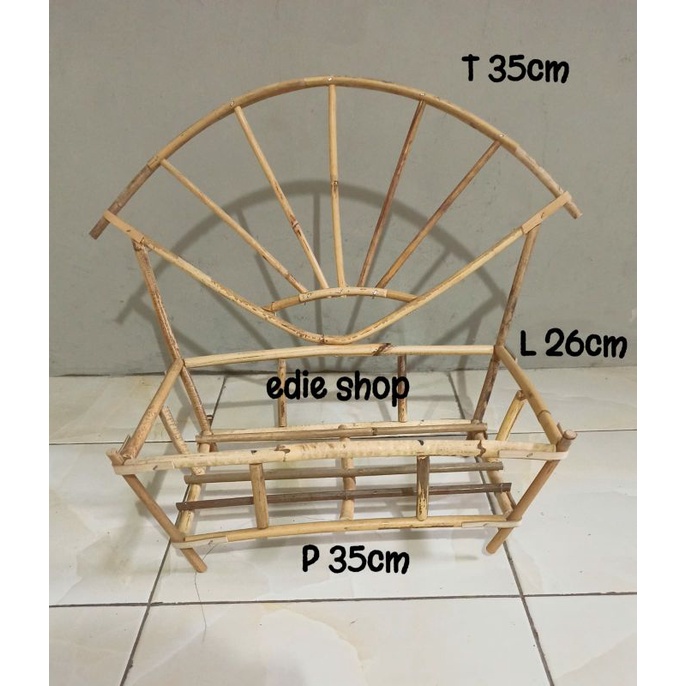 Jual keranjang parsel krajang parcel rotan kipas | Shopee Indonesia