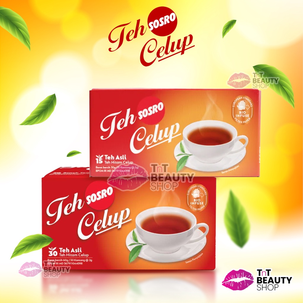 Jual Teh Celup Sosro - Teh Hitam Berkualitas - Tea Bag - Isi 30 - Isi ...