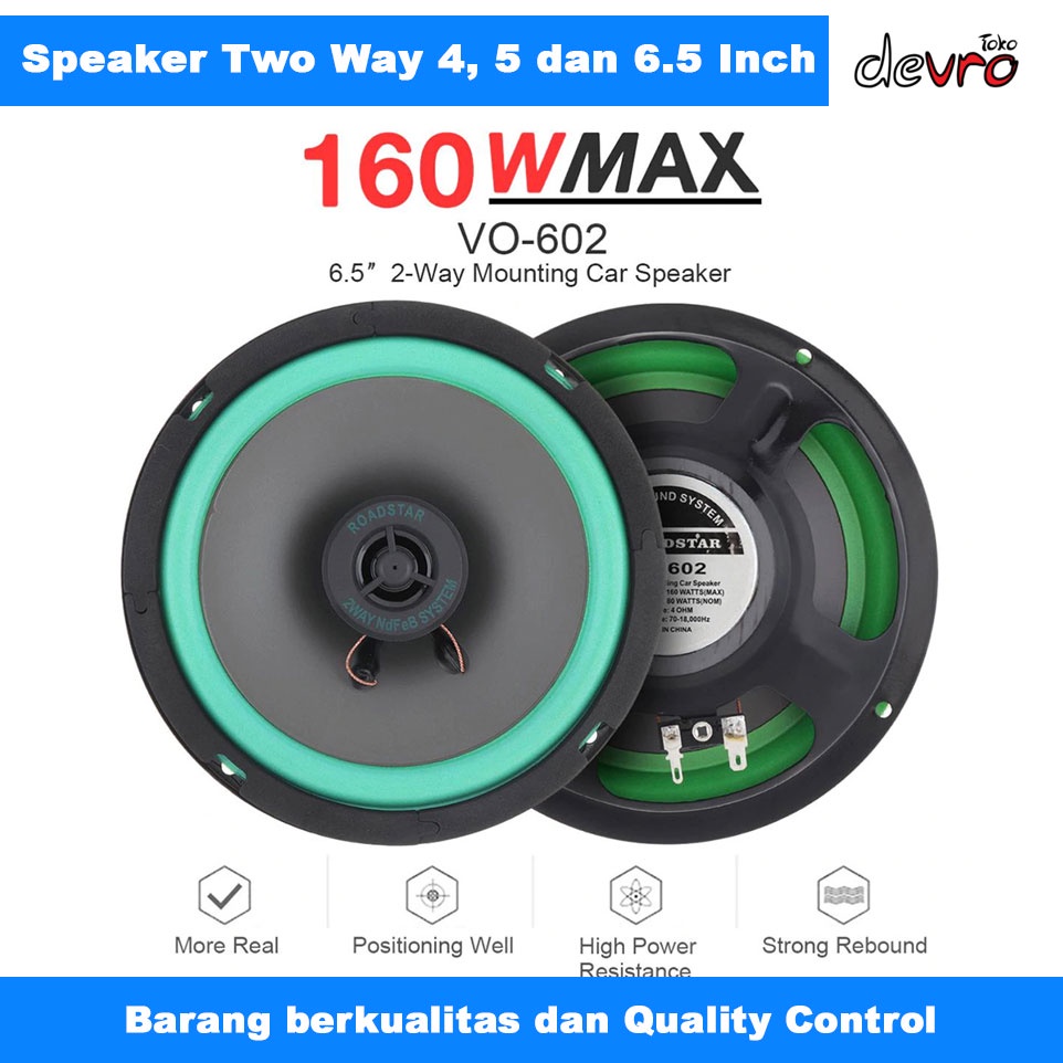 Jual Speaker Subwoofer Mobil HiFi 4 Inch - 5 Inch - 6.5 Inch - 1pcs ...