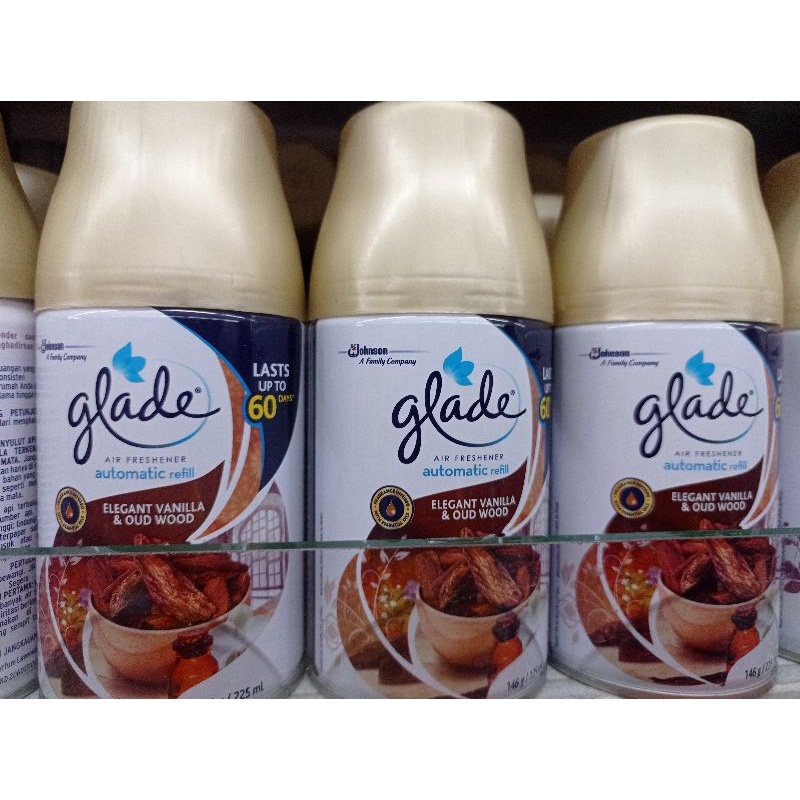 Jual Glade automatic reffil elegant vanilla & oud wood 225ml | Shopee ...