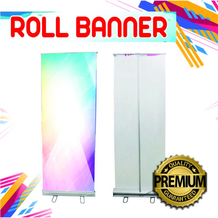 Jual Roll Banner Uk 60x160 sudah dengan Print | Shopee Indonesia
