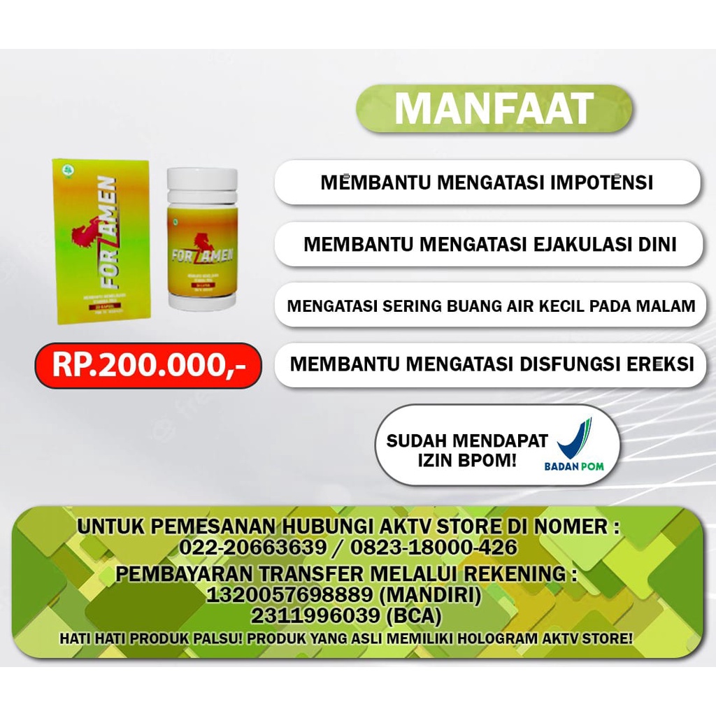 Harga forzamen Terbaru Sep 2025 | BigGo Indonesia