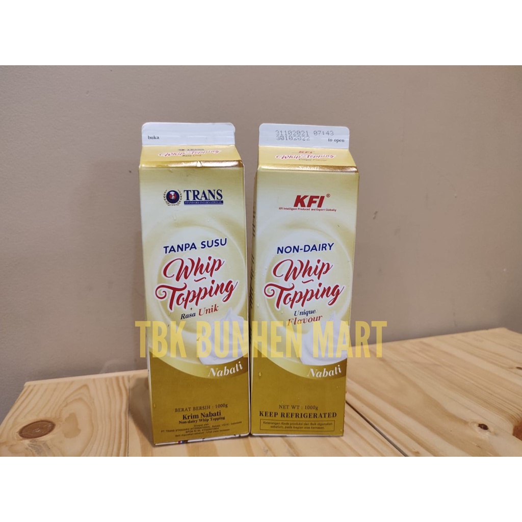 Jual Trans whipping cream gold 1 liter | Shopee Indonesia
