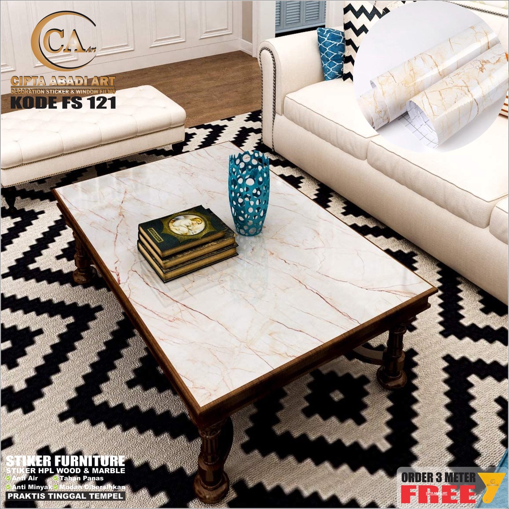 Jual Stiker Meja Lemari Kitchen Set Dinding Dapur Wallpaper Motif ...