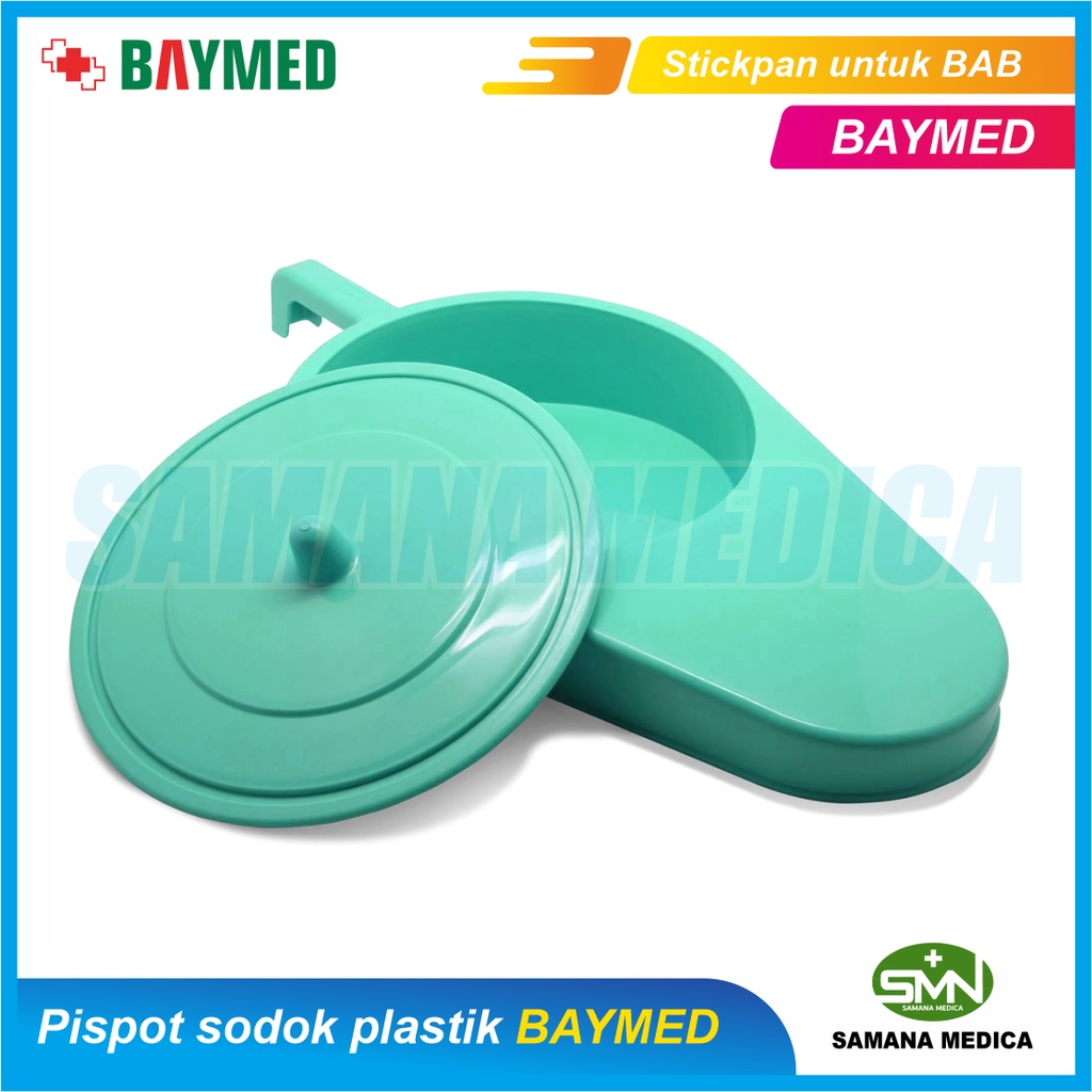 Jual Pispot sodok plastik BAYMED (bukan logam) / Stickpan untuk BAB ...