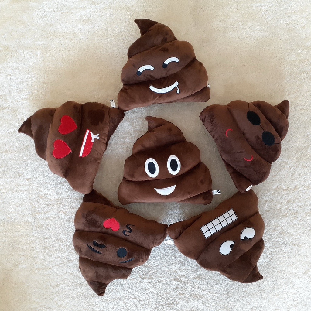 Jual CBT Boneka Bantal Emoticon PUP Eek Bantal Mobil / Bantal Sofa ...