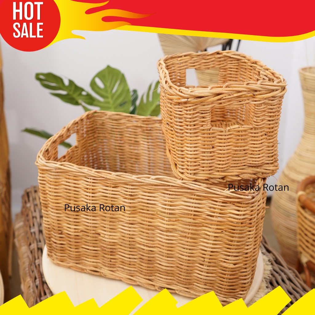 Jual KERANJANG TRUMIS UKURAN BESAR DAN KECIL ROTAN ALAMI - KERANJANG ...