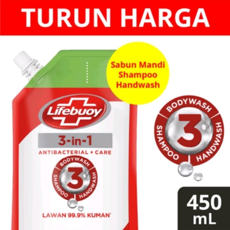 Jual Lifebuoy 3in1 Bodywash 450ml | Shopee Indonesia