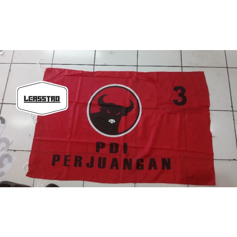 Jual Bendera PDI PERJUANGAN 80x120 cm isi 50 pcs | Shopee Indonesia