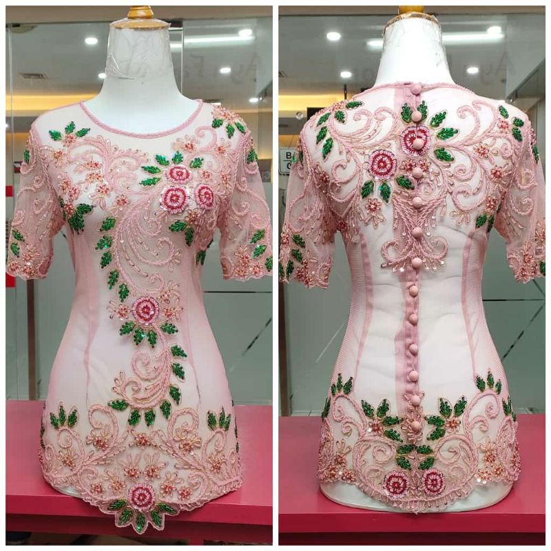 Jual atasan payet kancing belakang/kebaya wisuda/kebaya modern | Shopee ...