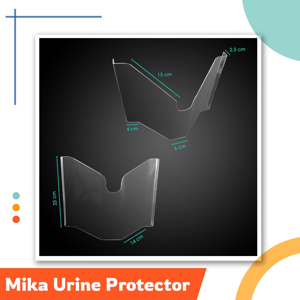 Jual Mika Urine Protector / Sekat Akrilik Toilet/ Sekat Urine / Urinoir ...