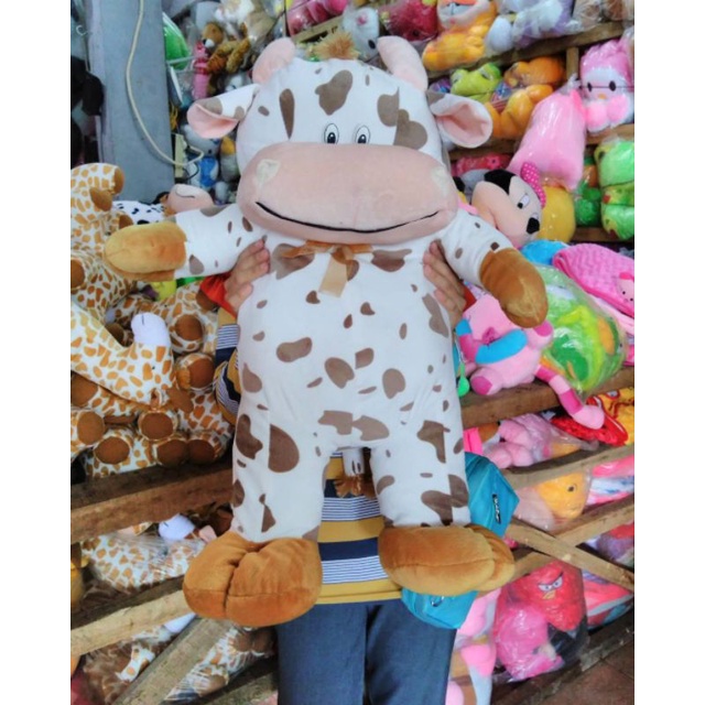 Jual Boneka Sapi Jumbo Yelvo / boneka cow jumbo / besar | Shopee Indonesia