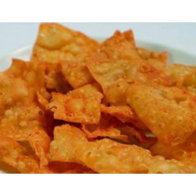 Jual jajanan keripik pangsit berbagai rasa 250 gram | Shopee Indonesia