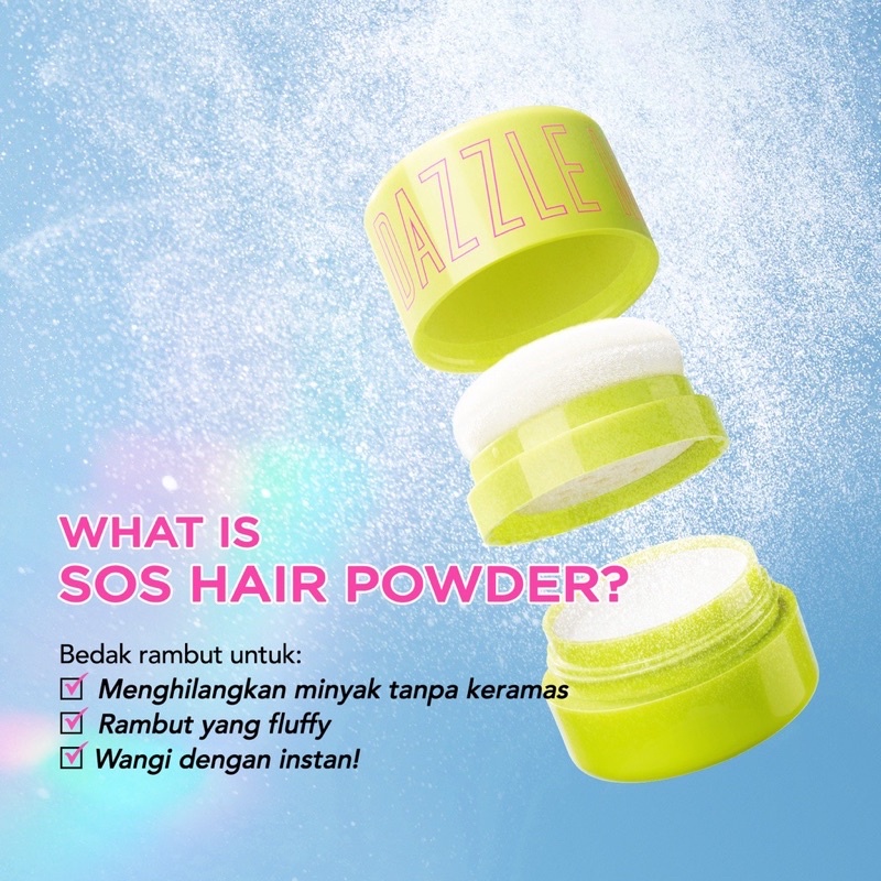 Jual SOS HAIR POWDER - HAIR OIL CONTROL | Shopee Indonesia