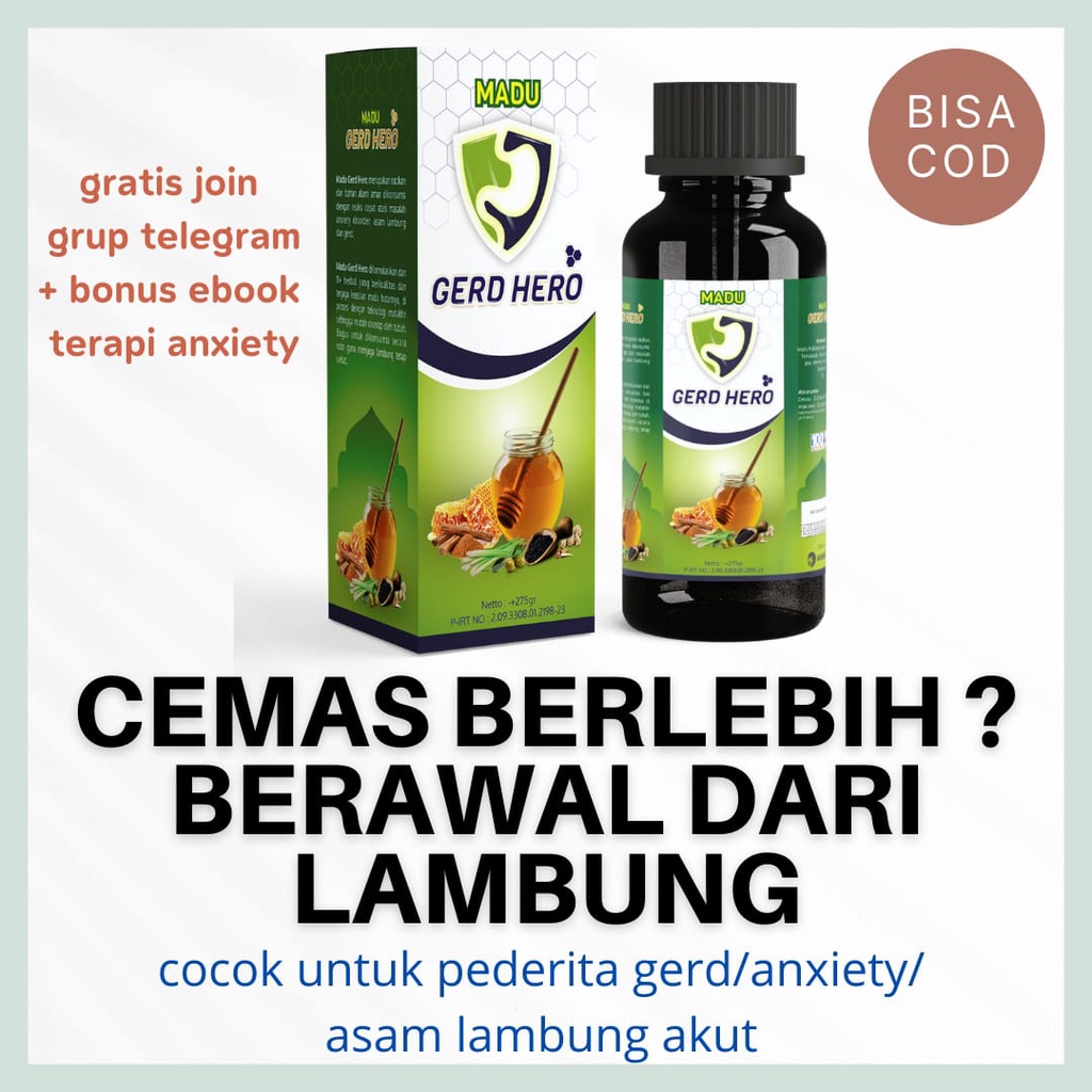 Jual Madu Gerd Hero Untuk Anxiety Disorder Gerd Asam Lambung | Shopee ...