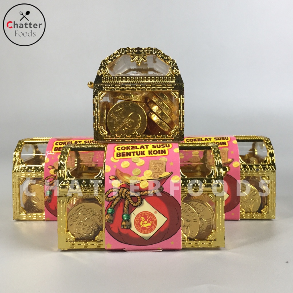 Jual Permen Coklat Koin Emas Peti - Cokelat Koin Emas - Coklat Bola ...