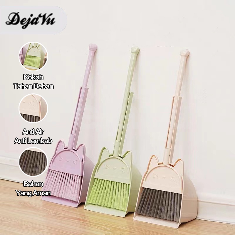 Jual Dejavu Sapu Lantai Mini Sapu Anak-Anak Set Pengki Sekop Sampah ...