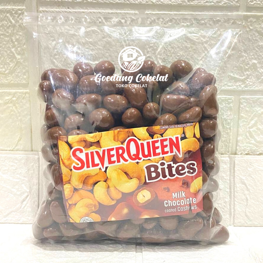 Jual PROMO Coklat Silverqueen Mede Cashew Almond Bites 1 Kg Kiloan ...